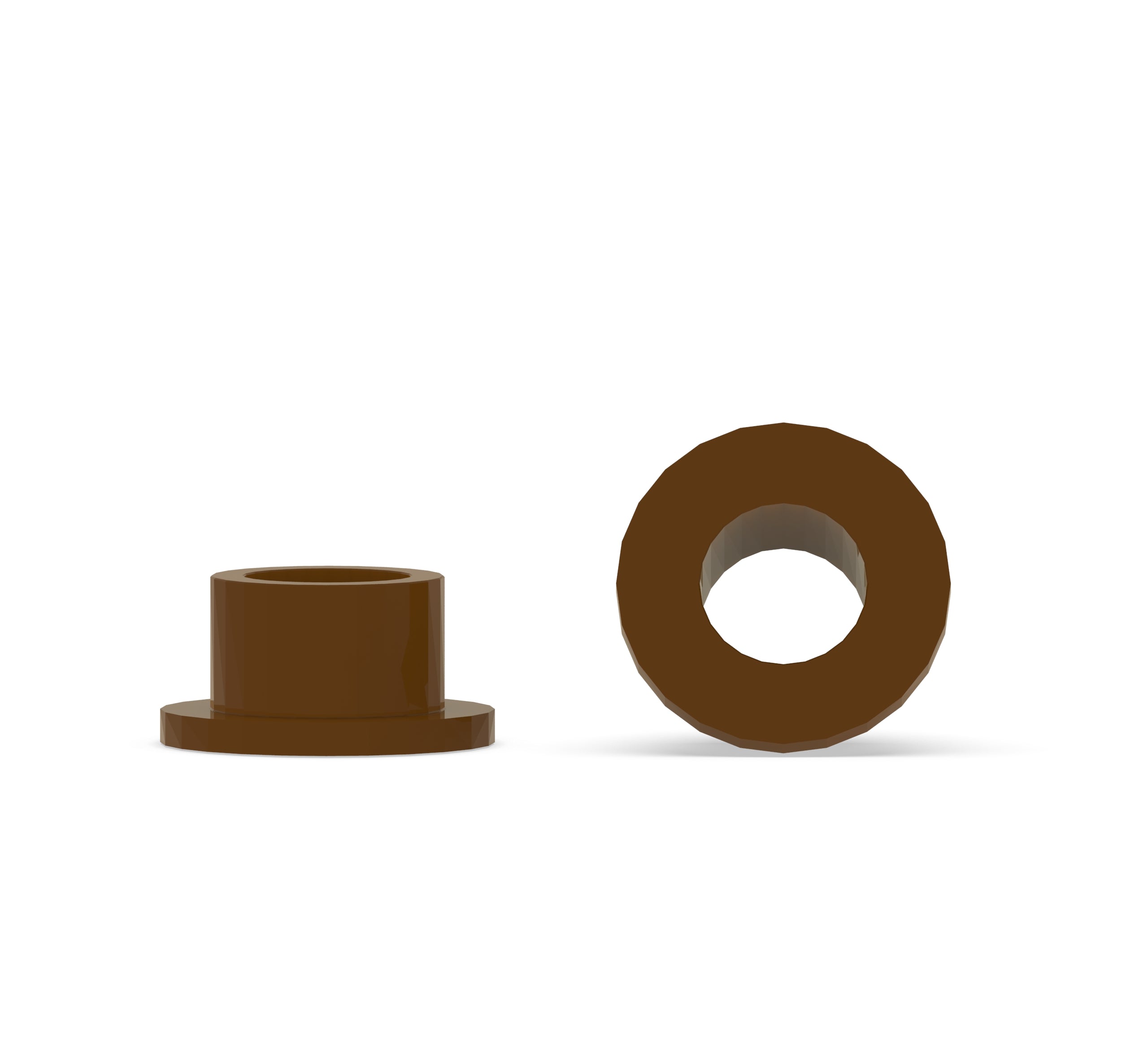 Polyimide (PI) Custom Manufactured Flanged Bushings – High Performance ...