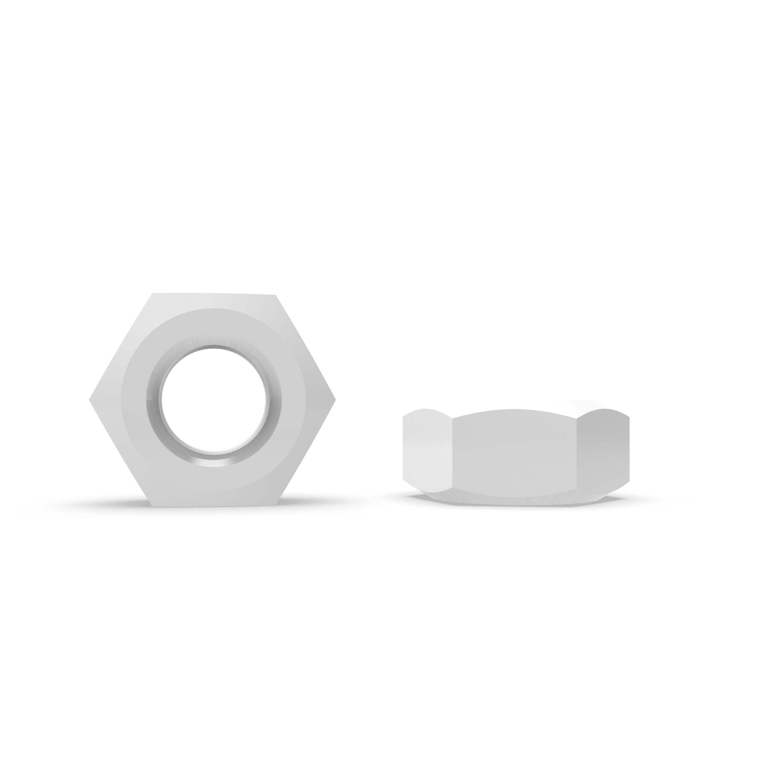 Ceramic (Alumina) Hexagon Nuts - DIN 934 – High Performance Polymer